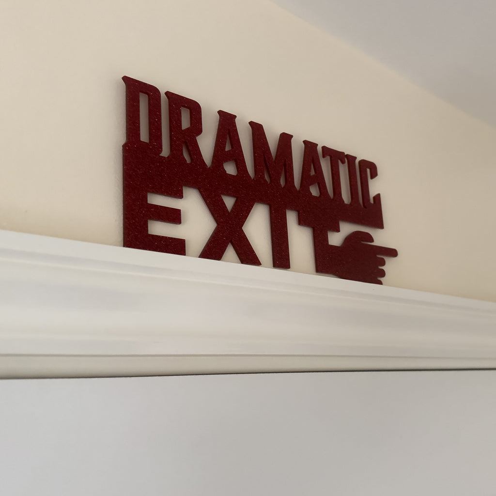 Dramatic Exit French Exit wall and door sign – Belvedere Collections
