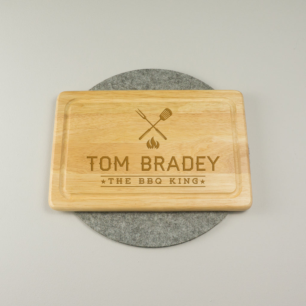 Personalised BBQ chopping serving board. Ideal gift for barbecue grill ...