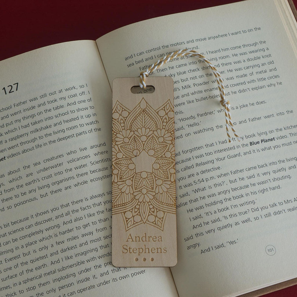 Personalised mandala bookmark – Belvedere Collections